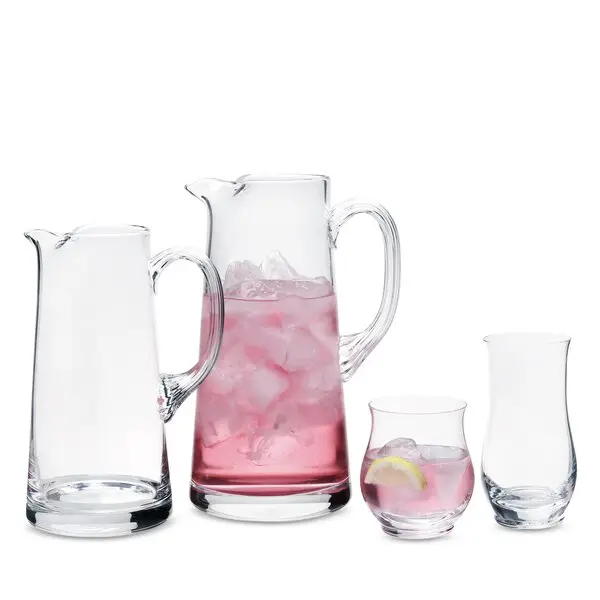 WILLIAM YEOWARD CRYSTAL Fanny Pitcher, 2 Pt - Clear