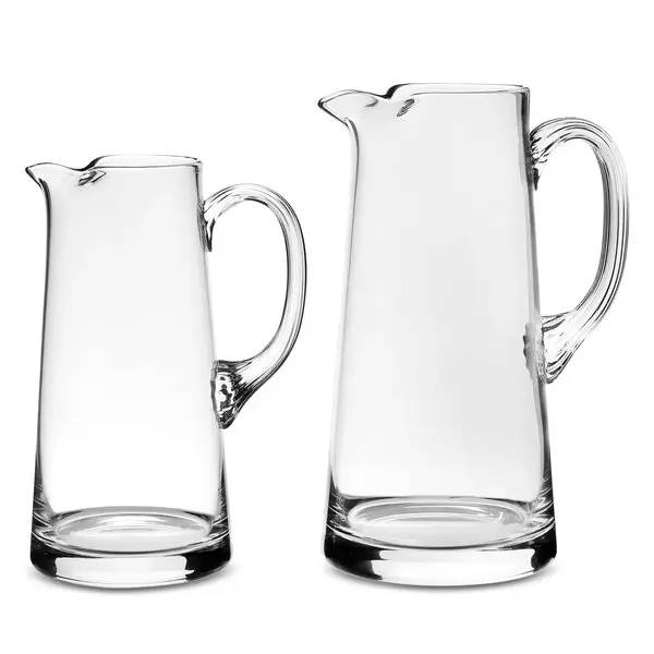 WILLIAM YEOWARD CRYSTAL Fanny Pitcher, 2 Pt - Clear