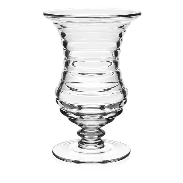 WILLIAM YEOWARD CRYSTAL Ripples 8.5 Footed Flower Vase