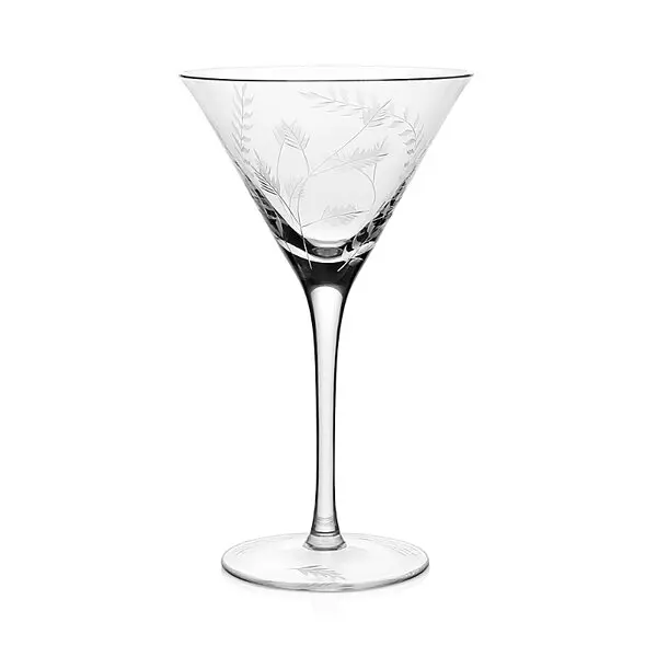 WILLIAM YEOWARD CRYSTAL Daisy B Martini Glass - Clear