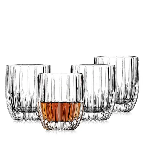GODINGER Pleat Tumblers, Set Of 4 - Clear