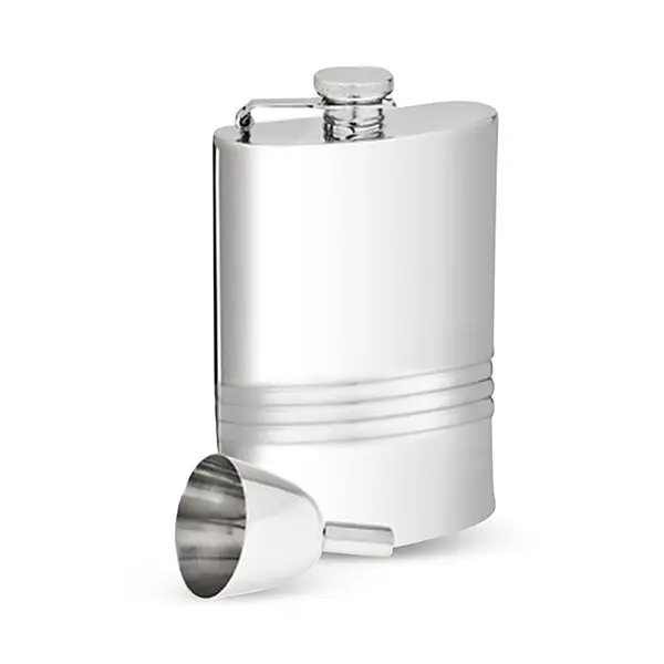 GODINGER Stainless Steel Flask & Funnel