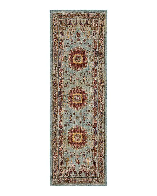 KARASTAN Pandora Covetous Runner Area Rug, 2'4 X 7'10 - Blue