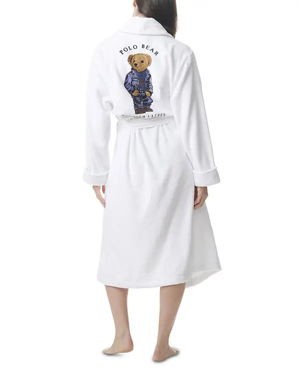 Polo Ralph Lauren Printed Bear Robe - Denim Bear