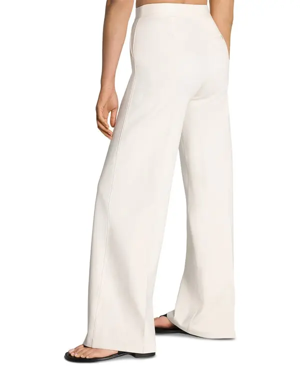 Spanx Perfectfit Ponte Wide Leg Pants - Ivory