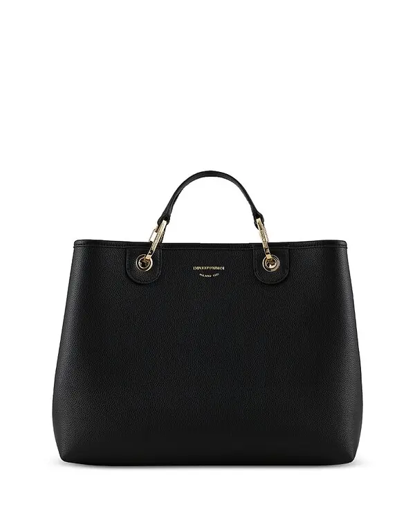Emporio Armani Myea Medium Shopper Tote Bag - Pepper