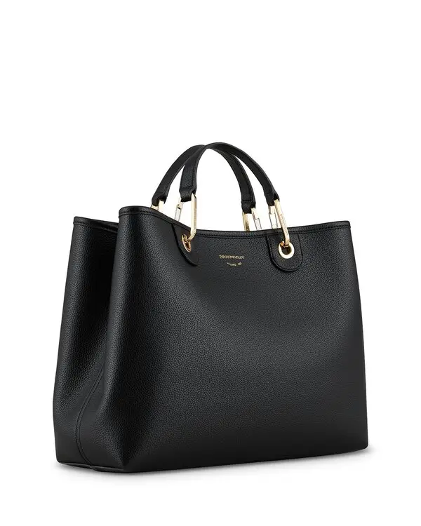 Emporio Armani Myea Medium Shopper Tote Bag - Pepper