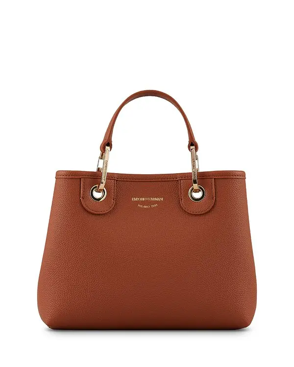 Emporio Armani Myea Small Shopper Tote Bag - Brown