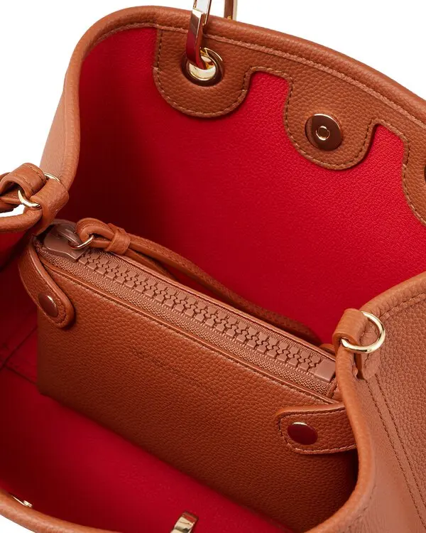 Emporio Armani Myea Small Shopper Tote Bag - Brown