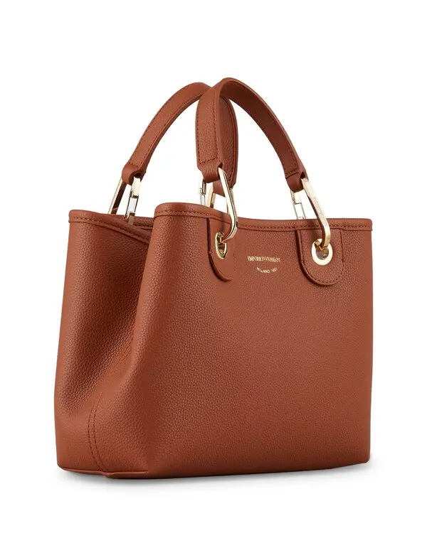 Emporio Armani Myea Small Shopper Tote Bag - Brown