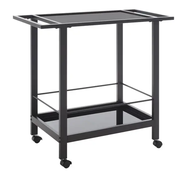 SAFAVIEH Gaelle Two Tier Bar Cart With Handles