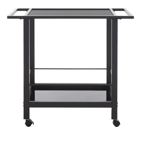 SAFAVIEH Gaelle Two Tier Bar Cart With Handles