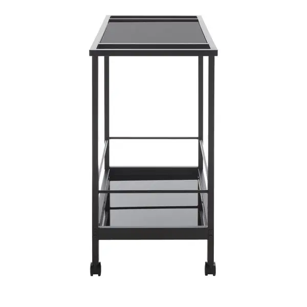 SAFAVIEH Gaelle Two Tier Bar Cart With Handles