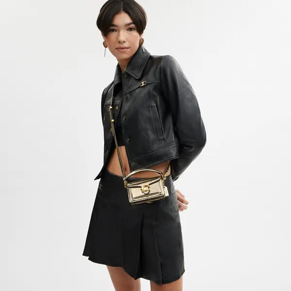 COACH Tabby Bag 12 In Metallic