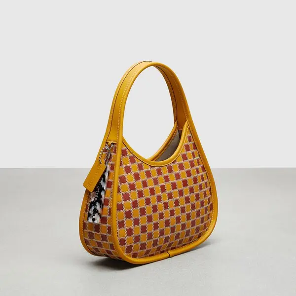 COACHTOPIA Ergo Shoulder Bag In Checkerboard Upcrafted Leather