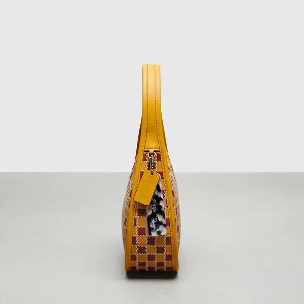 COACHTOPIA Ergo Shoulder Bag In Checkerboard Upcrafted Leather