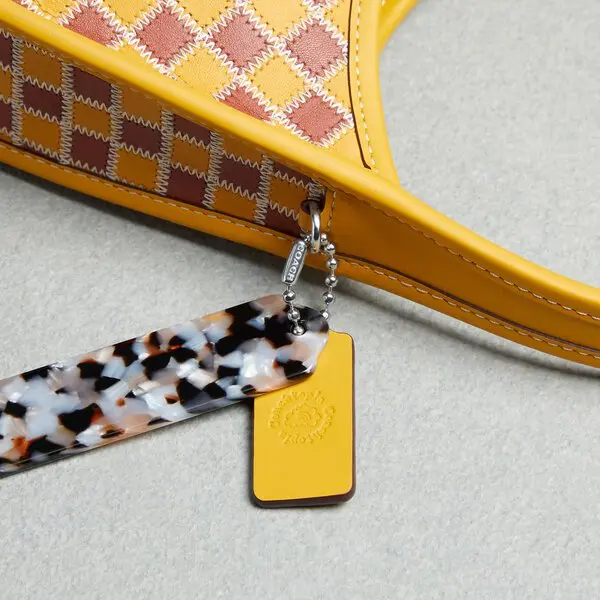 COACHTOPIA Ergo Shoulder Bag In Checkerboard Upcrafted Leather