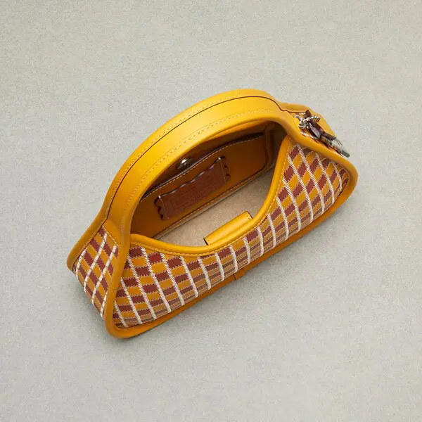 COACHTOPIA Ergo Shoulder Bag In Checkerboard Upcrafted Leather