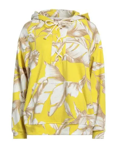 TWINSET Floral Cotton Sweatshirt - Yellow