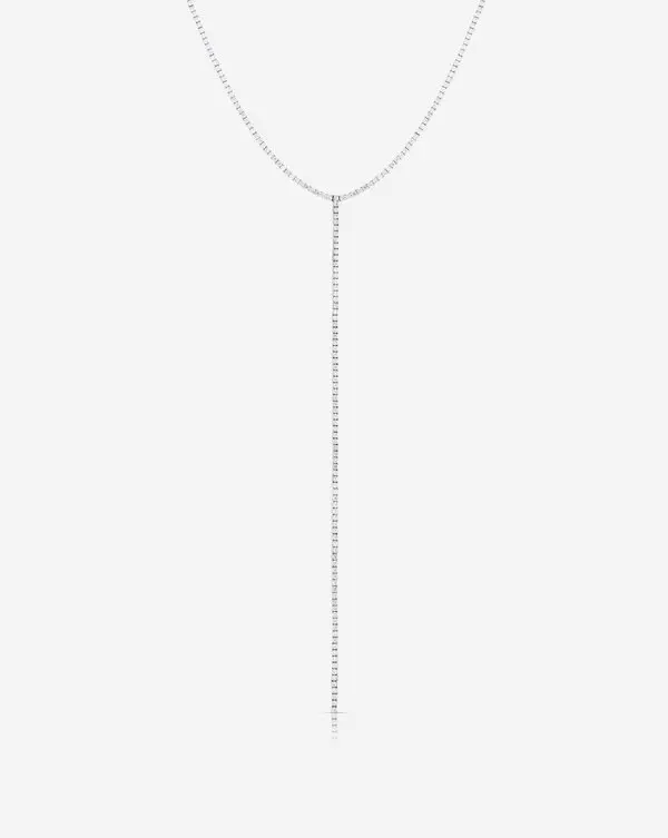 Ring Concierge Diamond Lariat Necklace - One-color
