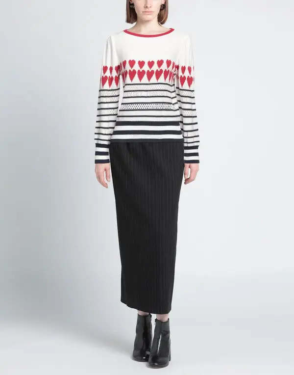 TWINSET Striped Lightweight Knit Sweater