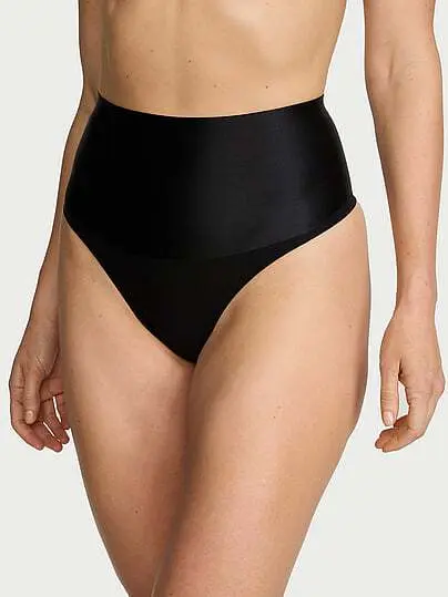 Victoria's Secret Body Victoria Smoothingshimmer™ Thong Panty - Black