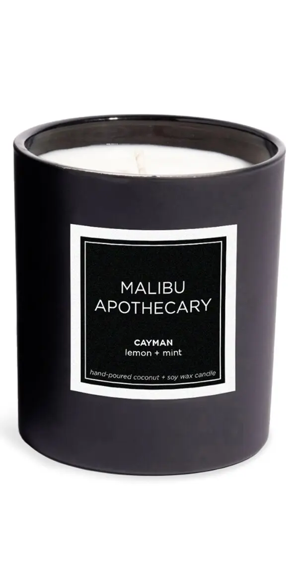 MALIBU APOTHECARY Cayman Candle 8.0 Oz/237 - Matte Black