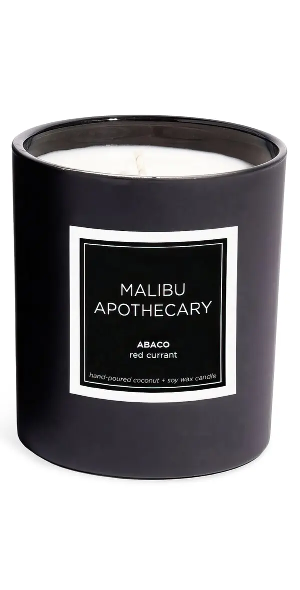 MALIBU APOTHECARY Abaco Candle 8.0 Oz/237 - Matte Black