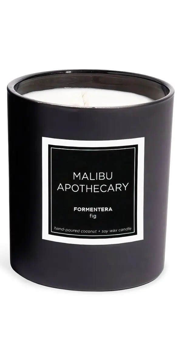 MALIBU APOTHECARY Formentera Candle 8.0 Oz/237 - Matte Black
