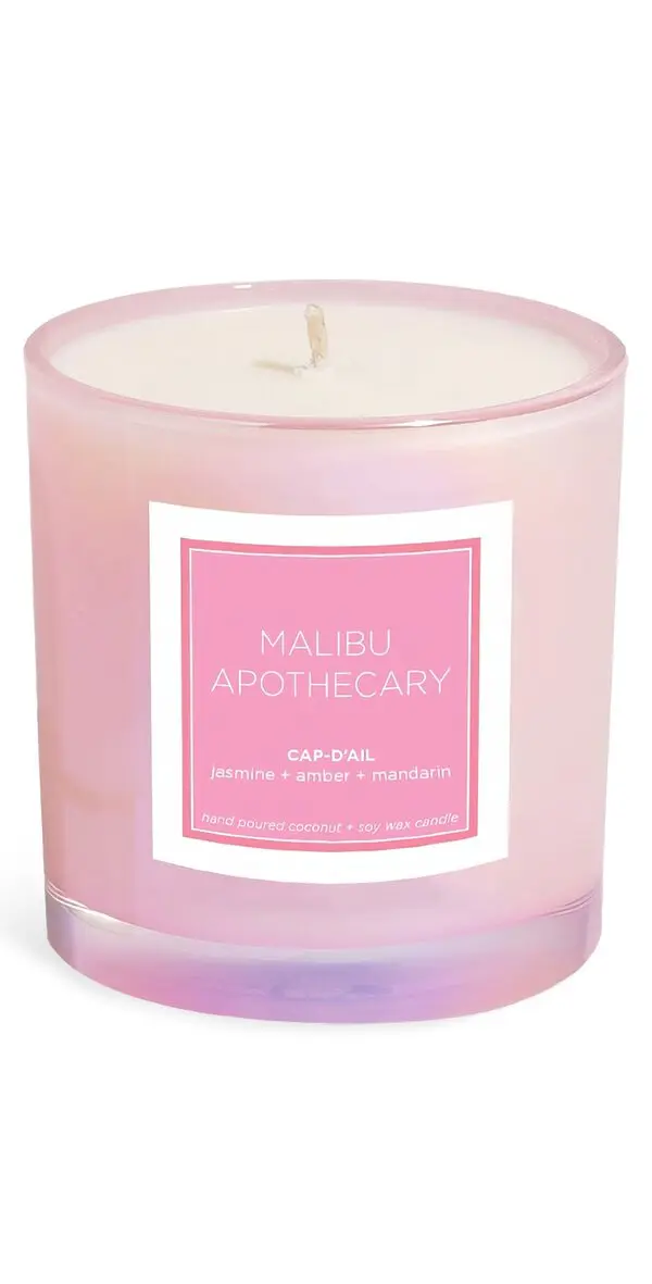 MALIBU APOTHECARY Cap-d'ail Candle 7.5 Oz/212 - Iridescent Pink