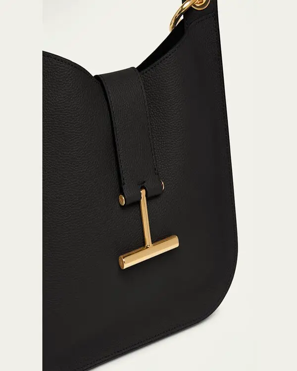 TOM FORD Tara Small Hobo Shoulder Bag - Light Beige