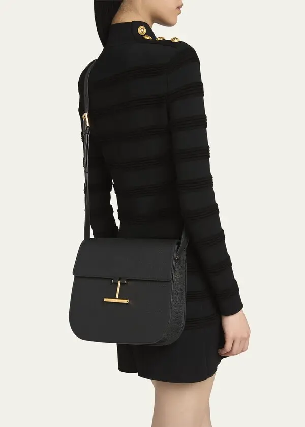 TOM FORD Tara Medium Crossbody Bag - Black