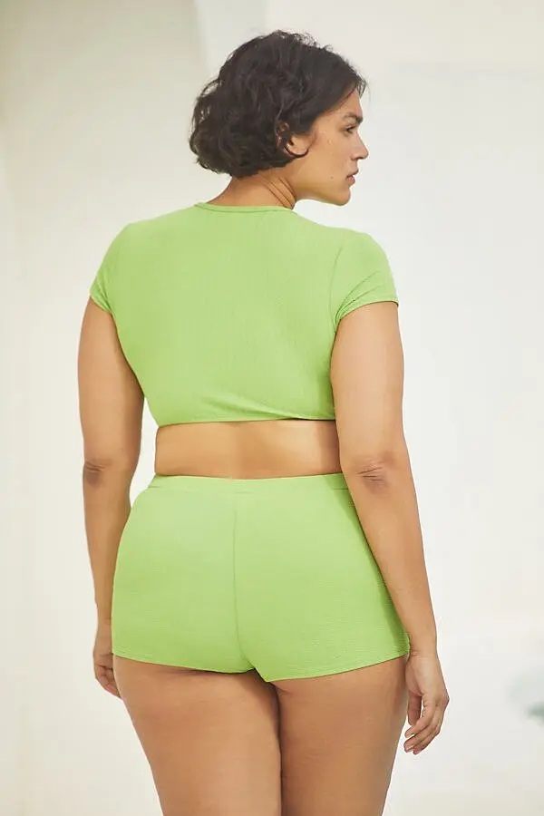 DIPPIN DAISY'S Joni Cropped Swim Top