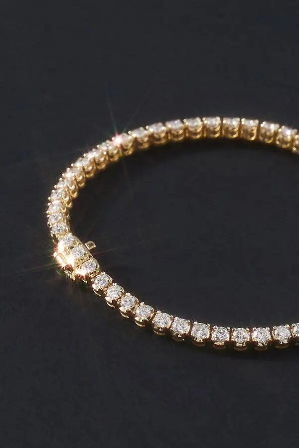 FINE DIAMONDS BY ANTHROPOLOGIE Bezel Diamond Tennis Bracelet
