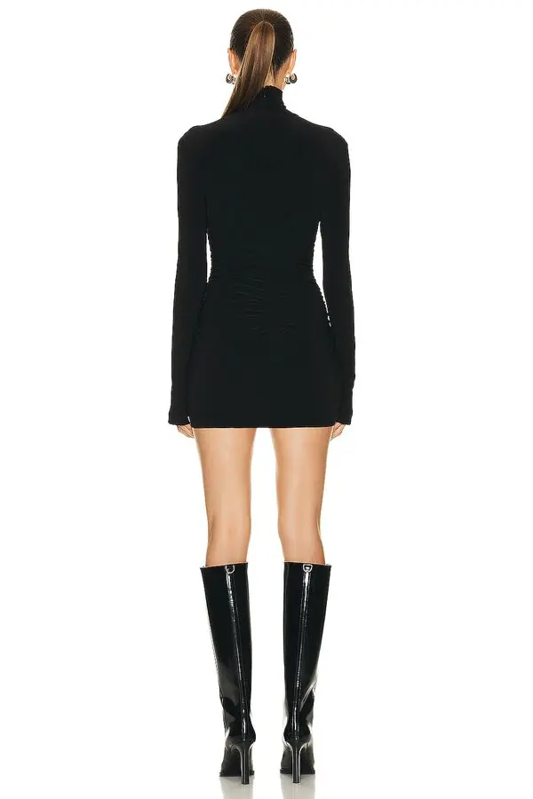 Norma Kamali Long Sleeve Turtleneck Pickleball Dress