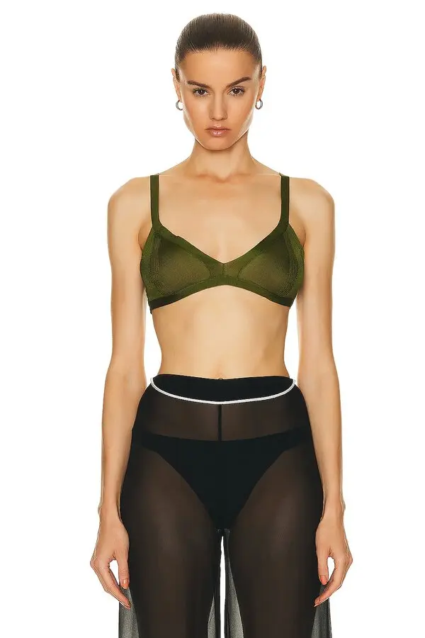 BODE Knit Bra In Green
