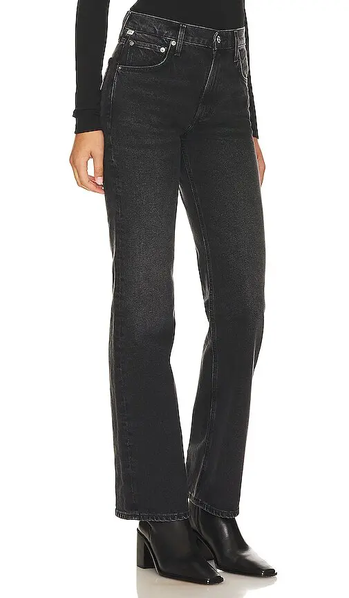 Citizens Of Humanity Vidia Mid Rise Boot In Black