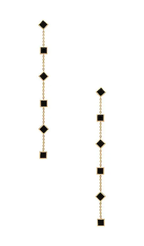 Ettika In Earrings - Black & Gold