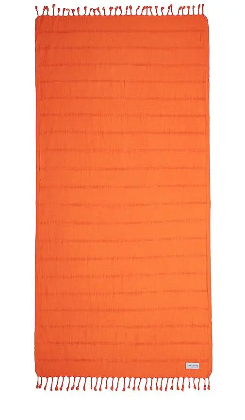 SUNKISSED Sand Free Beach Towel In Orange - Jaipur
