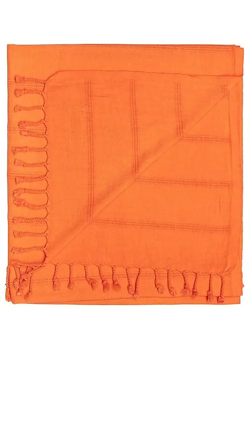 SUNKISSED Sand Free Beach Towel In Orange