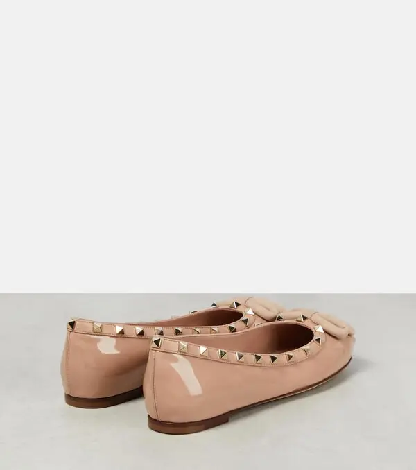 Valentino Garavani Rockstud Ballet Flats - Pink