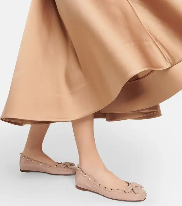 Valentino Garavani Rockstud Ballet Flats - Pink