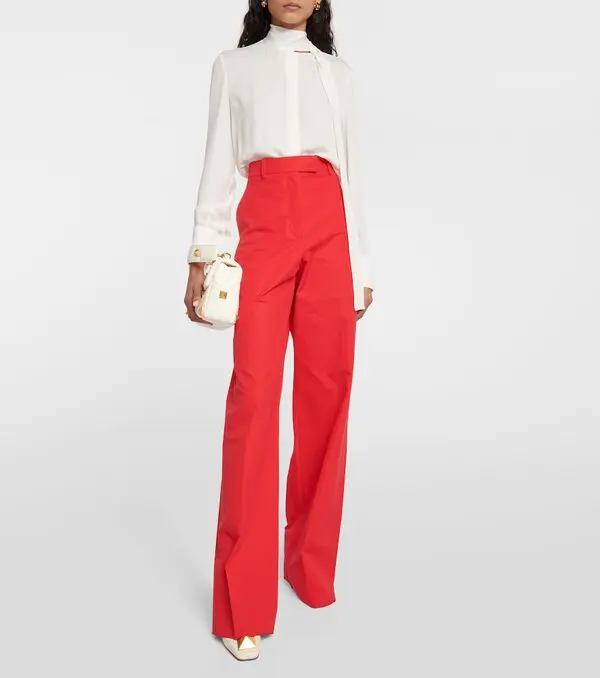Valentino Garavani Tie-neck Blouse