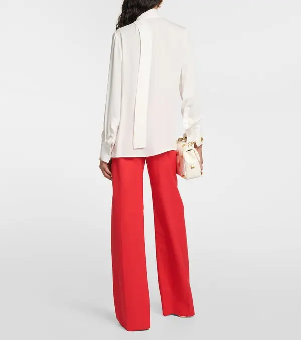 Valentino Garavani Tie-neck Blouse