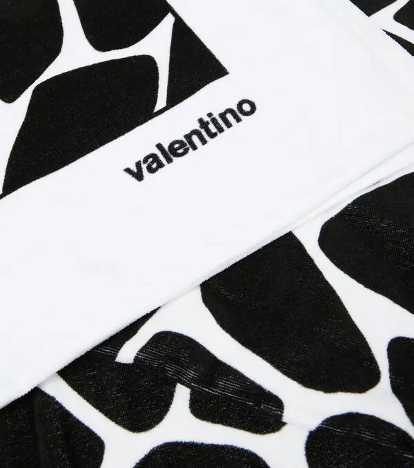 Valentino Garavani Printed Cotton Beach Towel