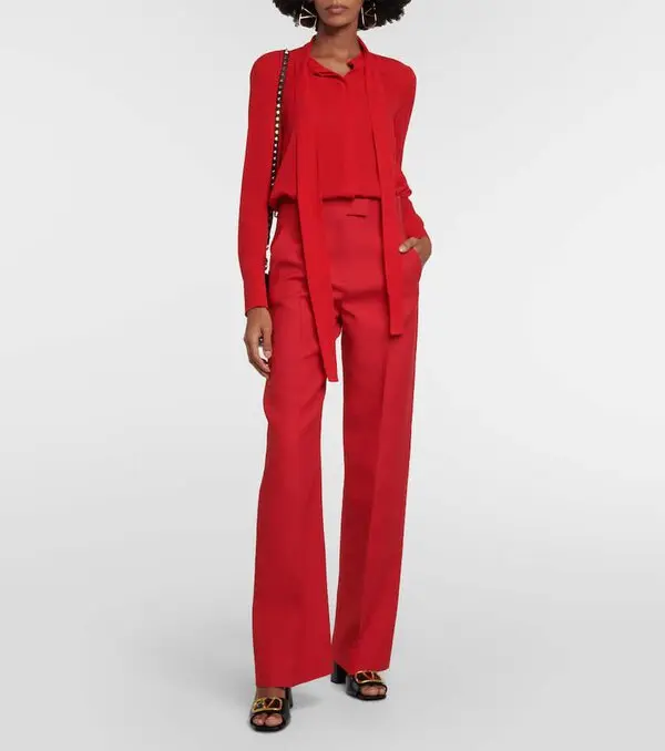 Valentino Garavani Vlogo Leather Mules