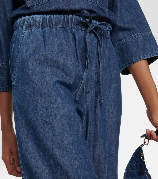 Valentino Garavani High-rise Wide-leg Jeans