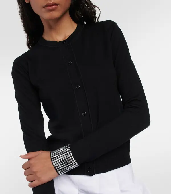 Valentino Garavani Embellished Wool Cardigan