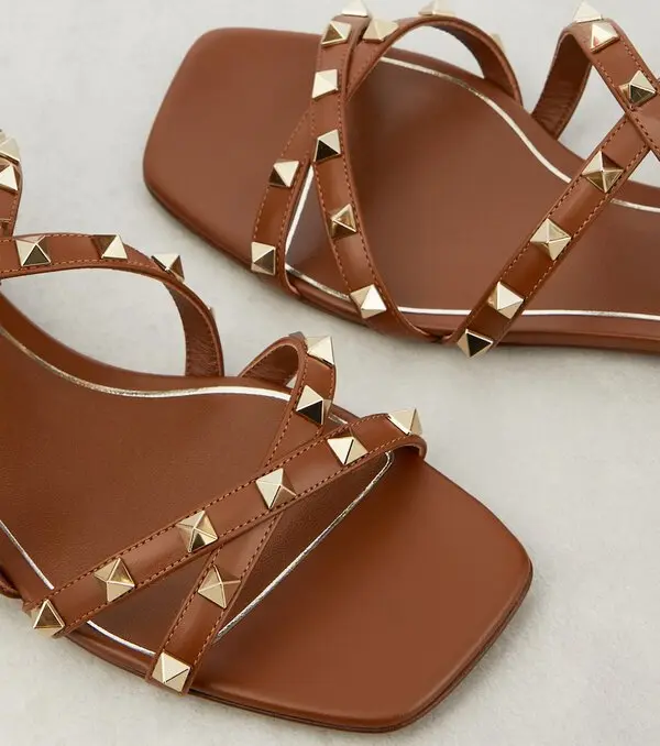 Valentino Garavani Rockstud Wrap-around Sandals