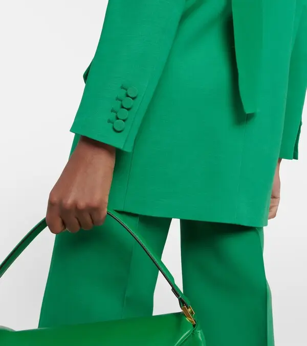 Valentino Garavani Crêpe Couture Double-breasted Blazer